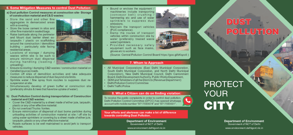 Dust Control Guidelines and Measures for Construction Sites in India